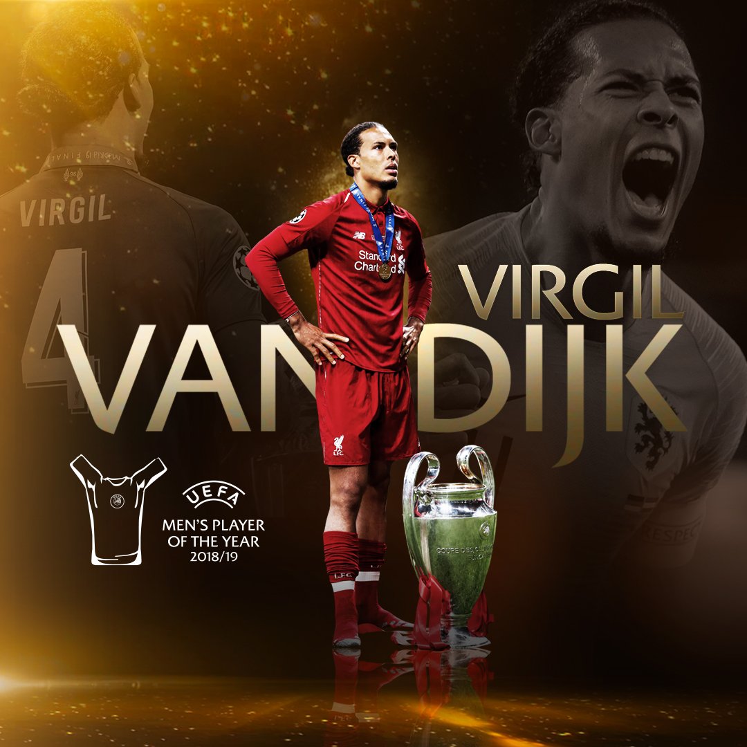 Van Dijk Wins Uefa Mens Player Of The Year News Fifamoro